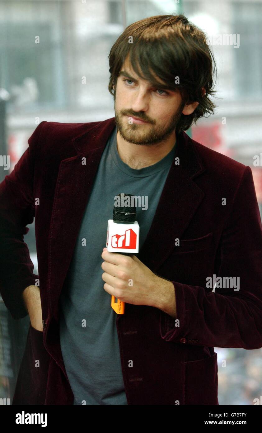 Conor Deasy of The Thrills during their guest appearance on MTV's TRL ...
