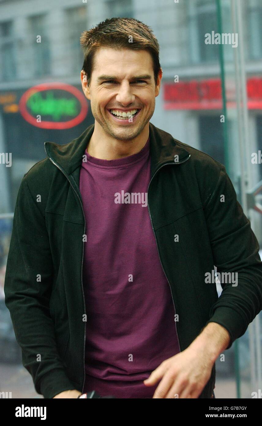US actor Tom Cruise during his guest appearance on MTV's TRL - Total ...