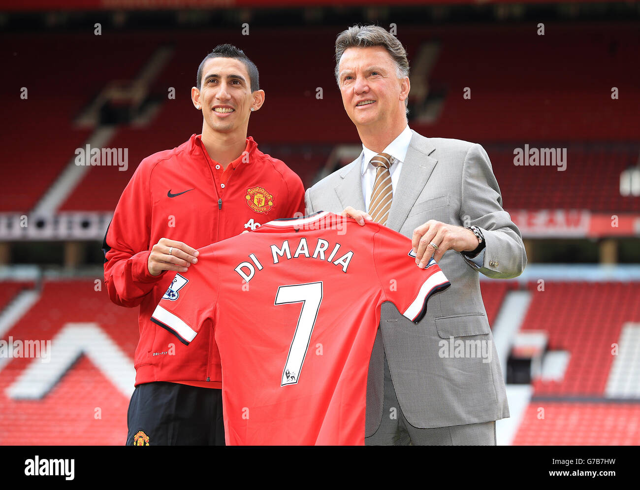 Angel di maria van gaal hi-res stock photography and images - Alamy