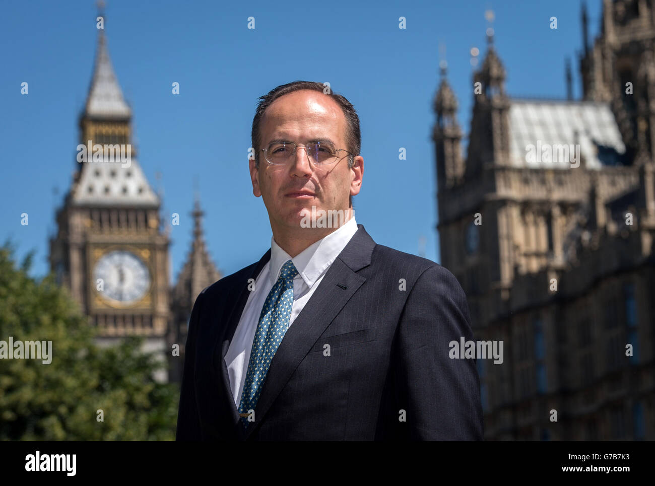 Michael Ellis, MP for the Northampton North constituency Stock Photo ...