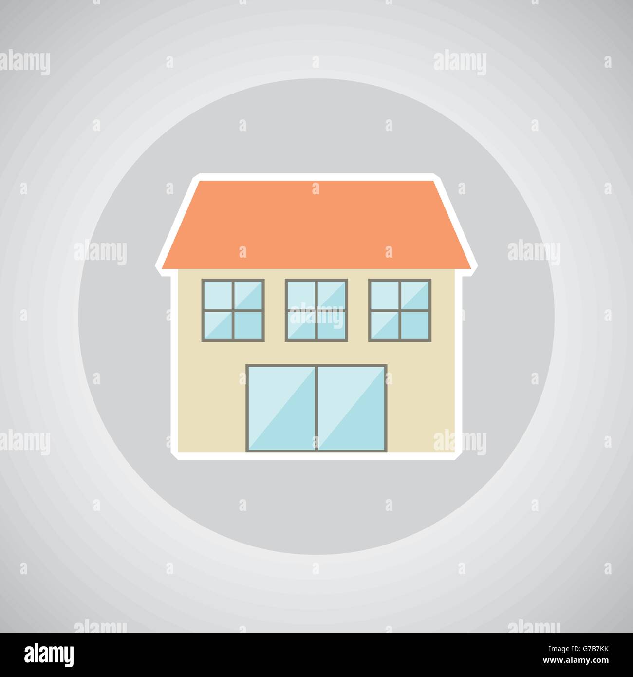 house isolated design Stock Vector Image & Art - Alamy
