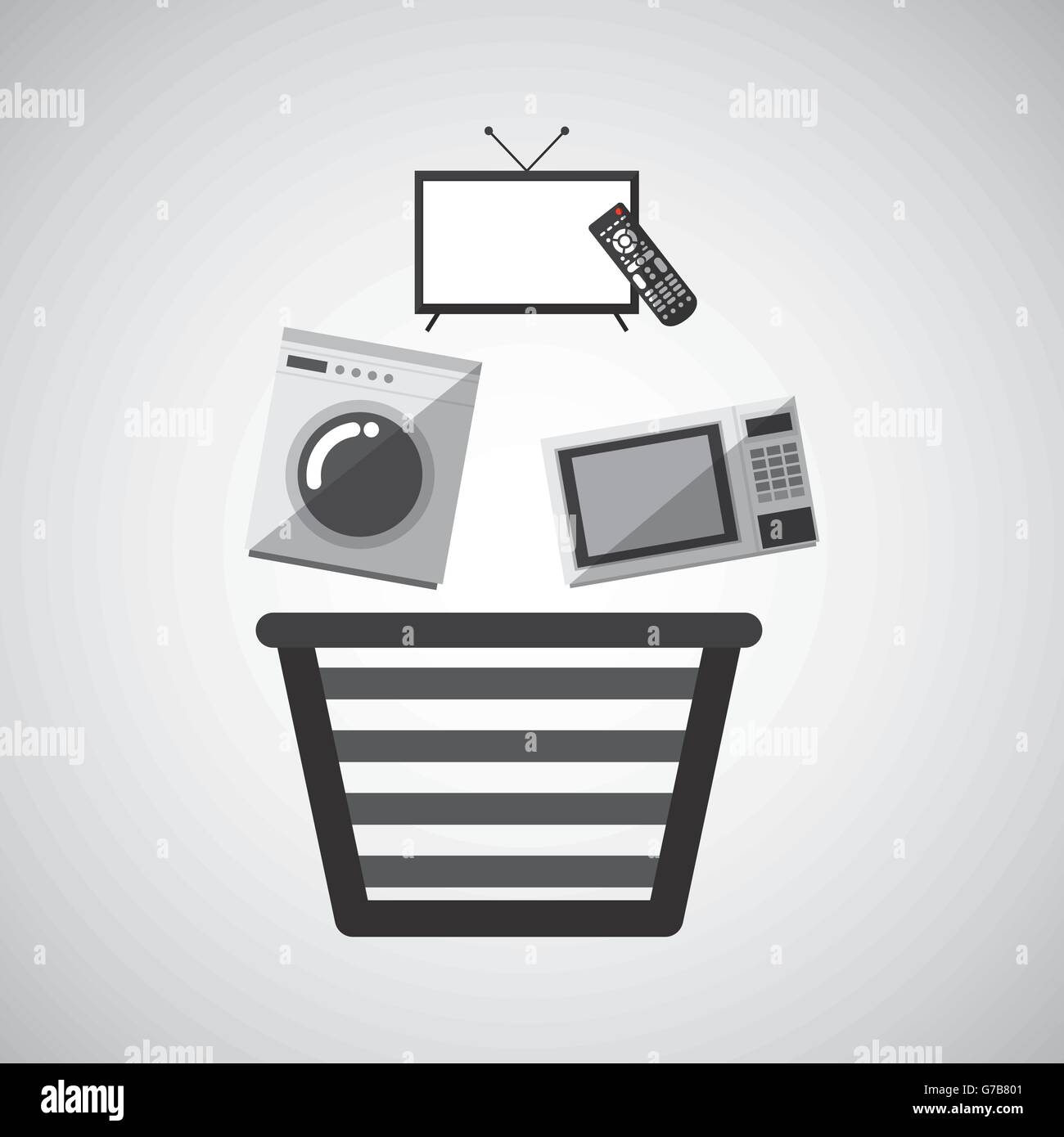 home appliances design Stock Vector Image & Art - Alamy
