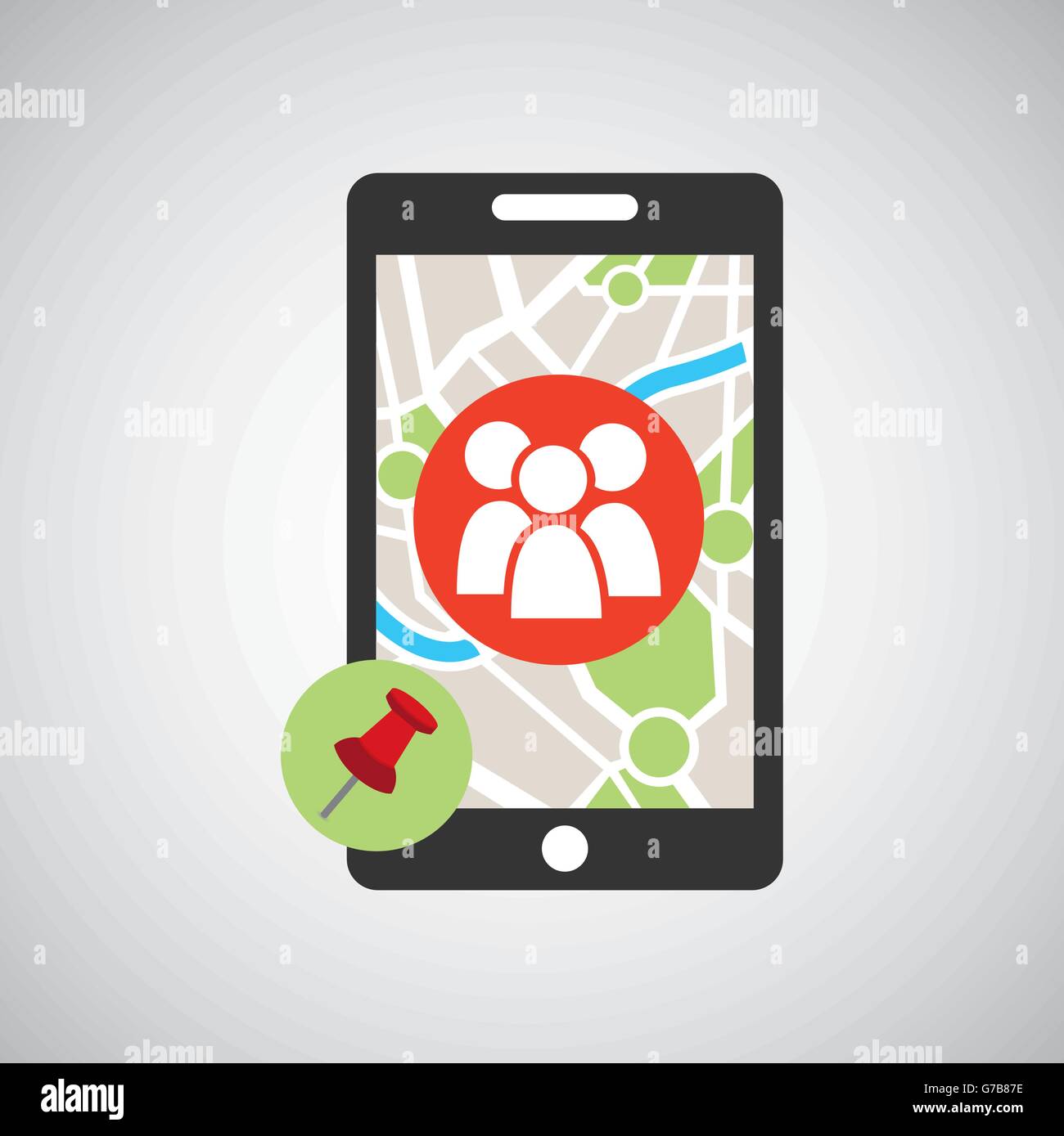 gps service design Stock Vector Image & Art - Alamy