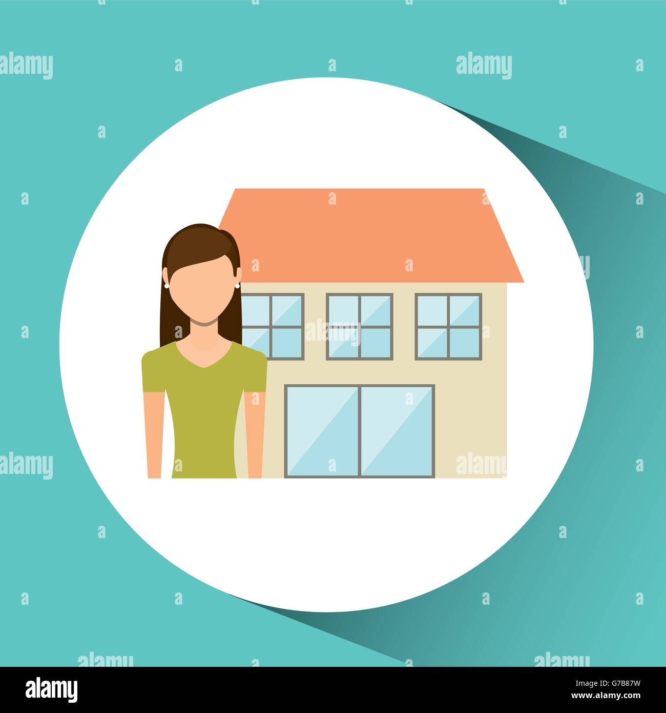house isolated design Stock Vector Image & Art - Alamy