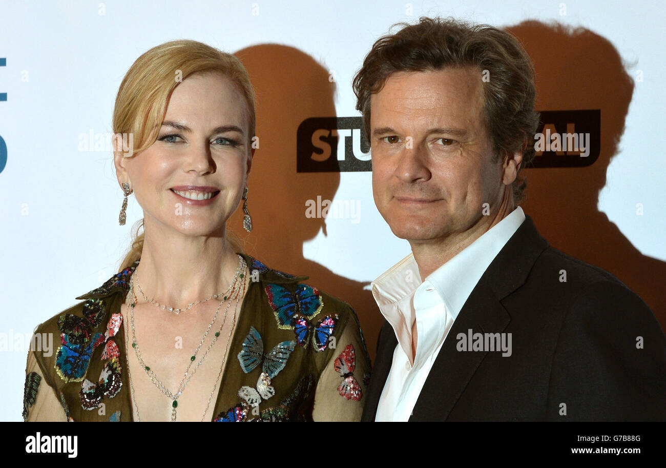 Nicole Kidman and Colin Firth attend the gala screening of Before I Go ...