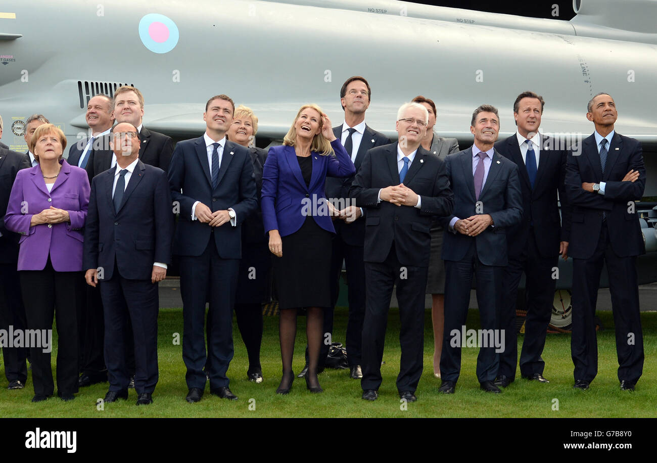 Leaders of member countries of nato hi-res stock photography and images ...