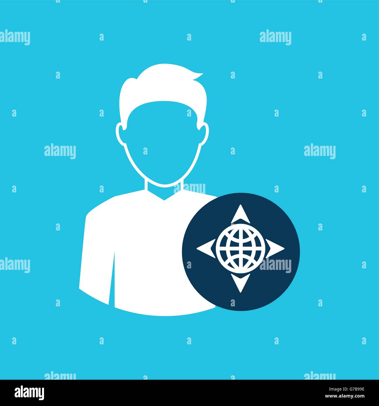 gps service design Stock Vector Image & Art - Alamy