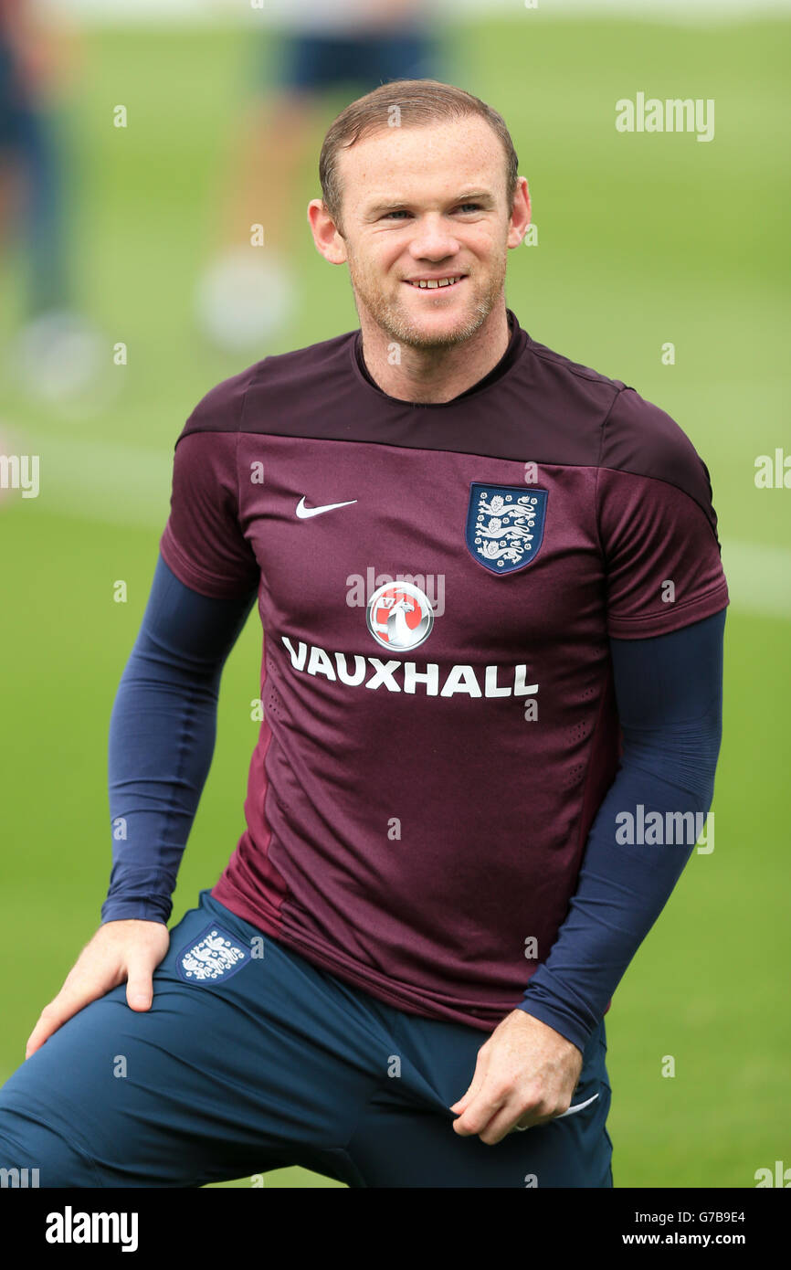England's Wayne Rooney during a training session at St George's Park ...