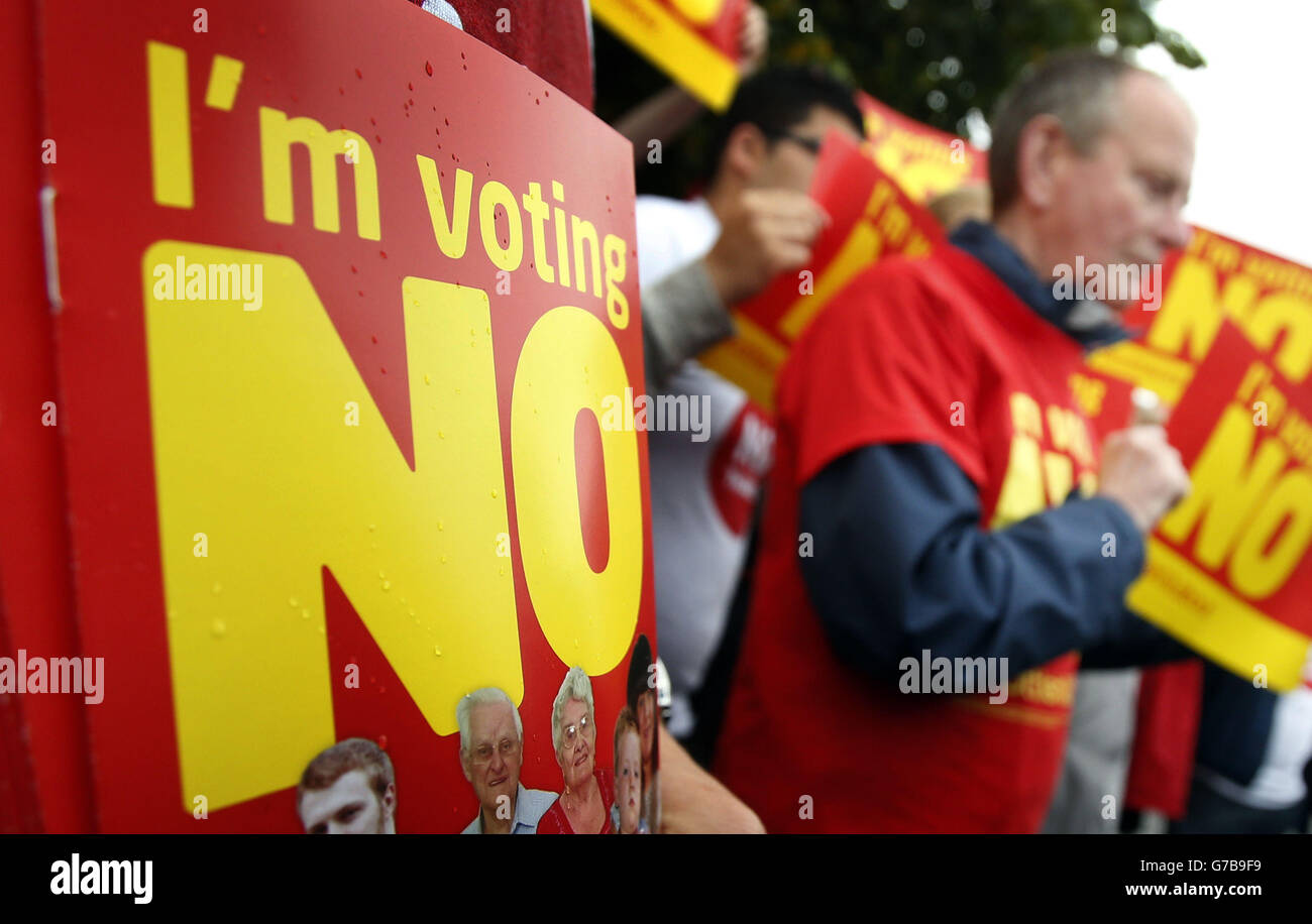Scottish independence referendum Stock Photo - Alamy