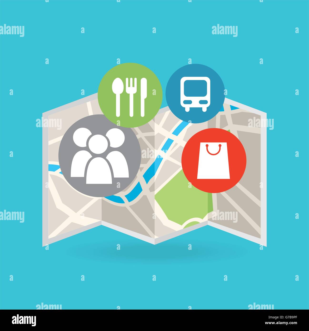 gps service design Stock Vector Image & Art - Alamy