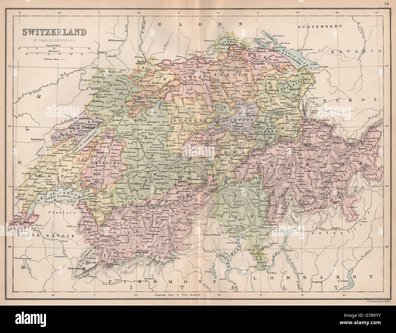 1878 london map hi-res stock photography and images - Alamy