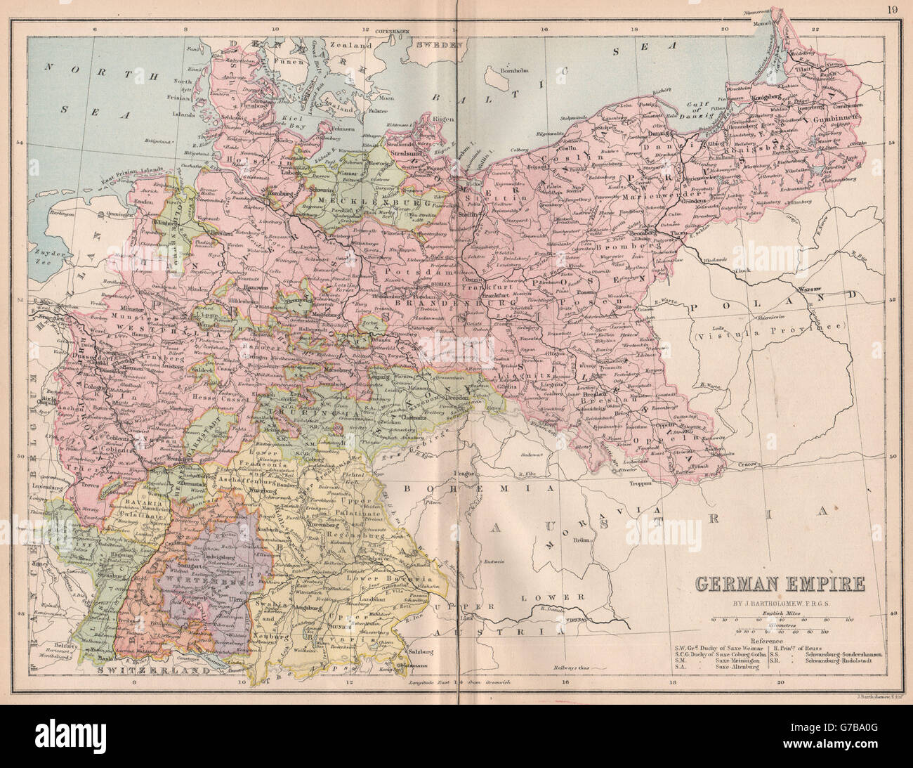 German empire map hi-res stock photography and images - Alamy