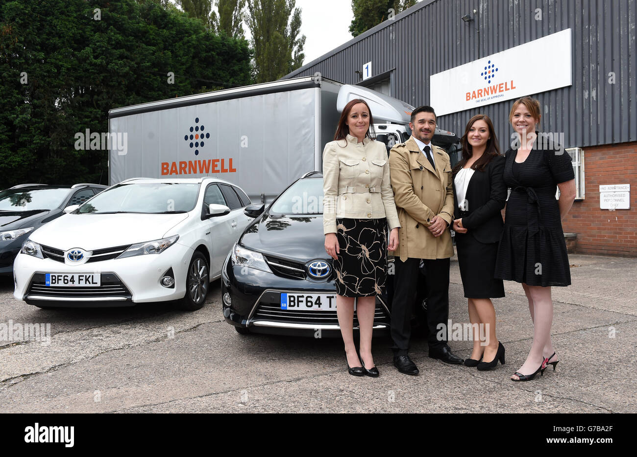 Toyota Fleet Handover to Barnwell - Birmingham Stock Photo - Alamy