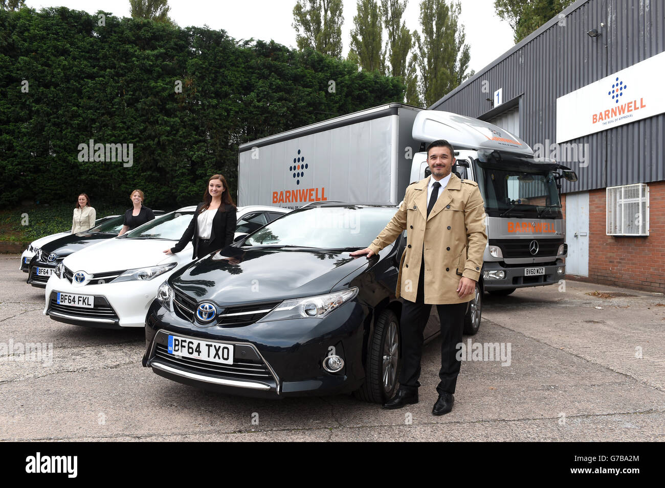 Toyota Fleet Handover to Barnwell - Birmingham Stock Photo - Alamy
