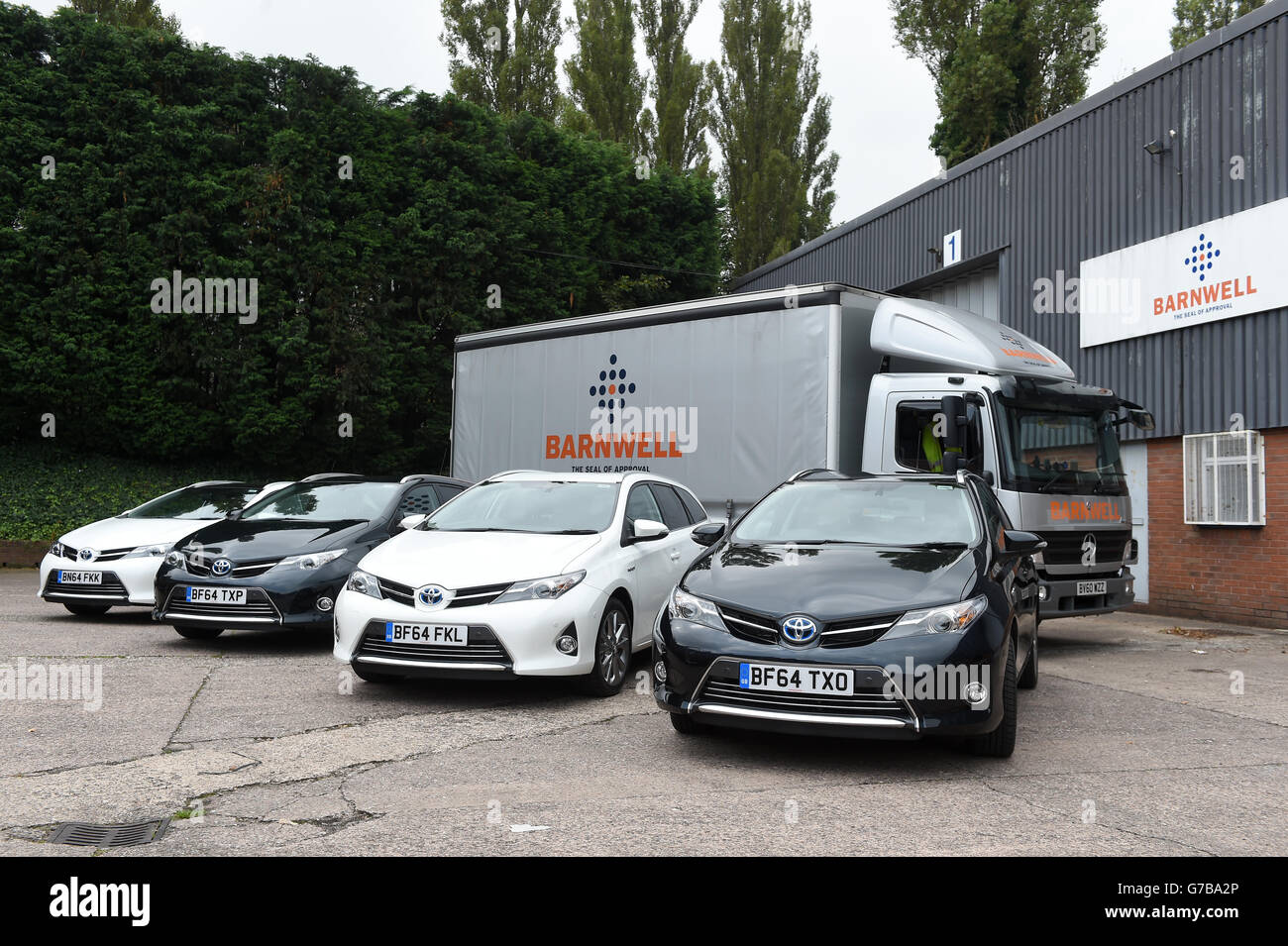 Toyota Fleet Handover to Barnwell - Birmingham Stock Photo - Alamy