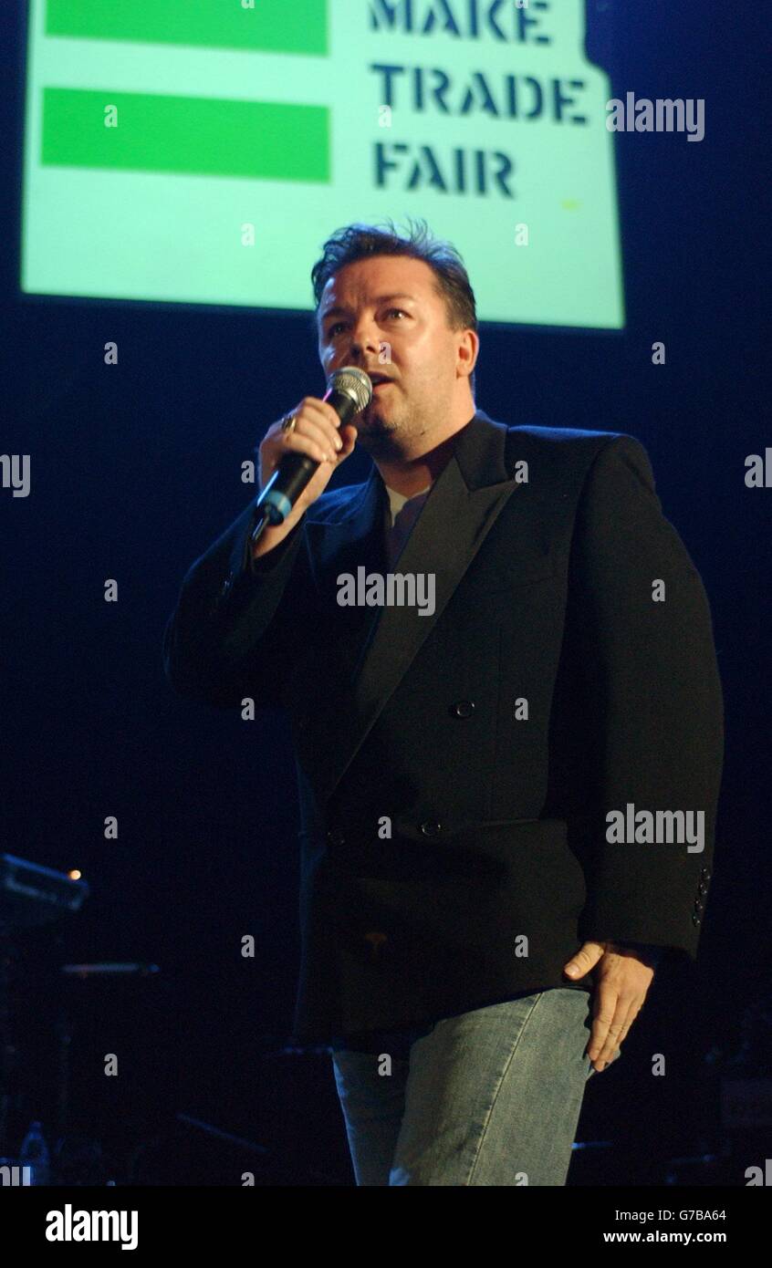 Ricky gervais make trade fair live event hi-res stock photography and ...