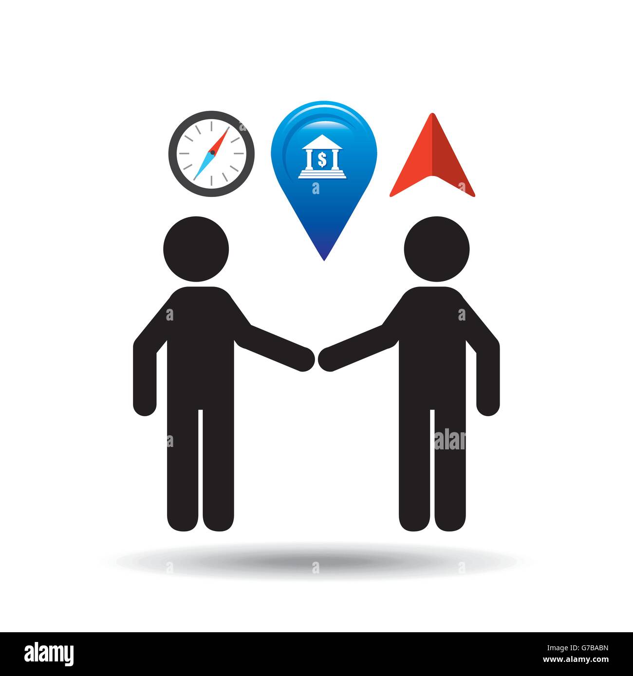 gps service design Stock Vector Image & Art - Alamy