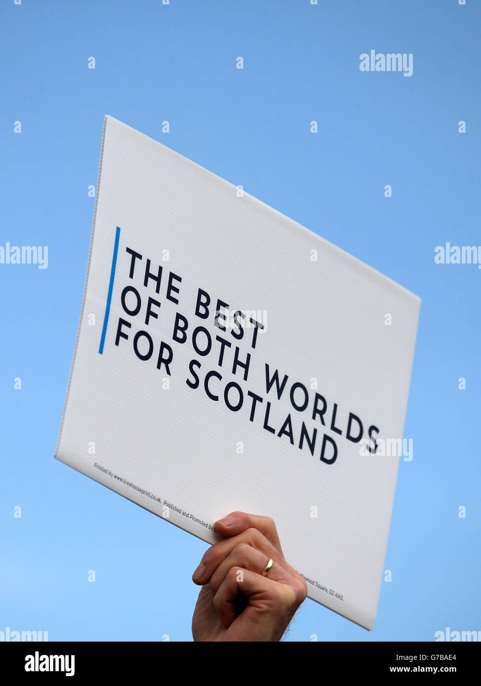 No supporters await the arrival of Ruth Davidson, Johann Lamont and ...