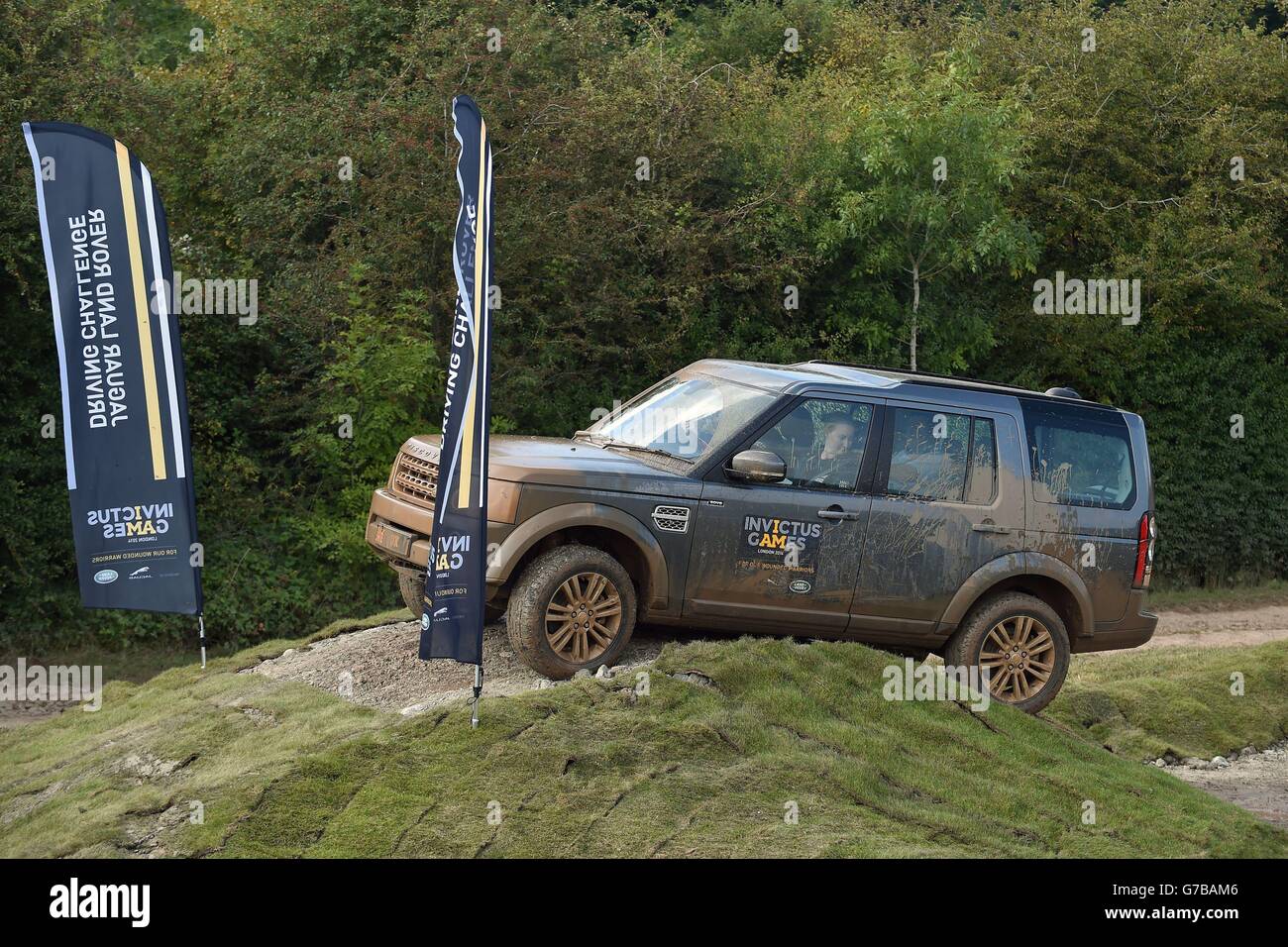 Great Britain's Kimberley Stirling and Martyn Gibbons take on the off ...