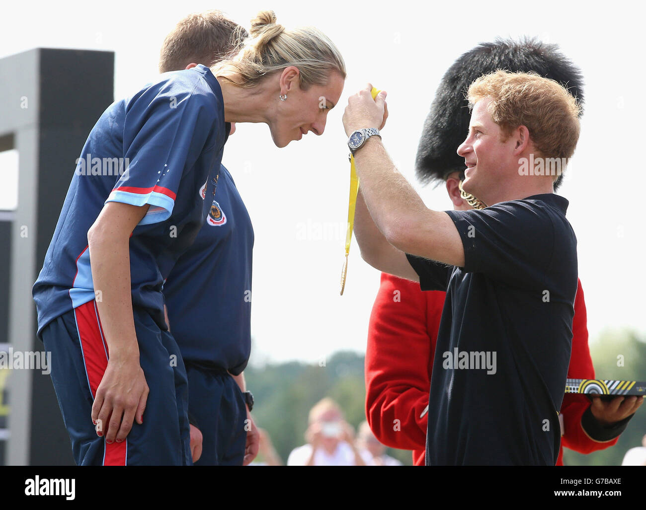 Prince Harry presents the inaugural Invictus Gold medal for driving to ...
