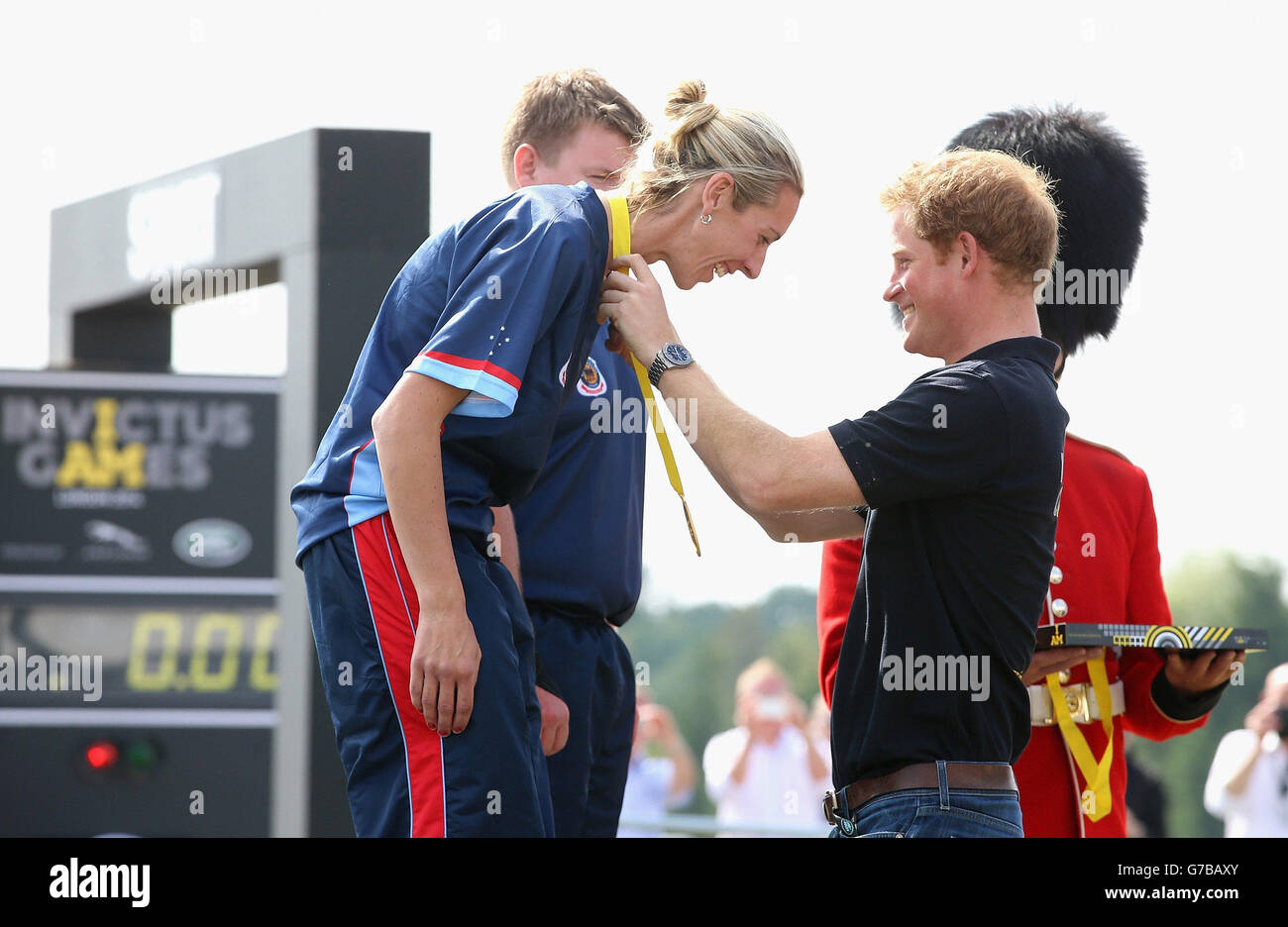 Prince Harry presents the inaugural Invictus Gold medal for driving to ...