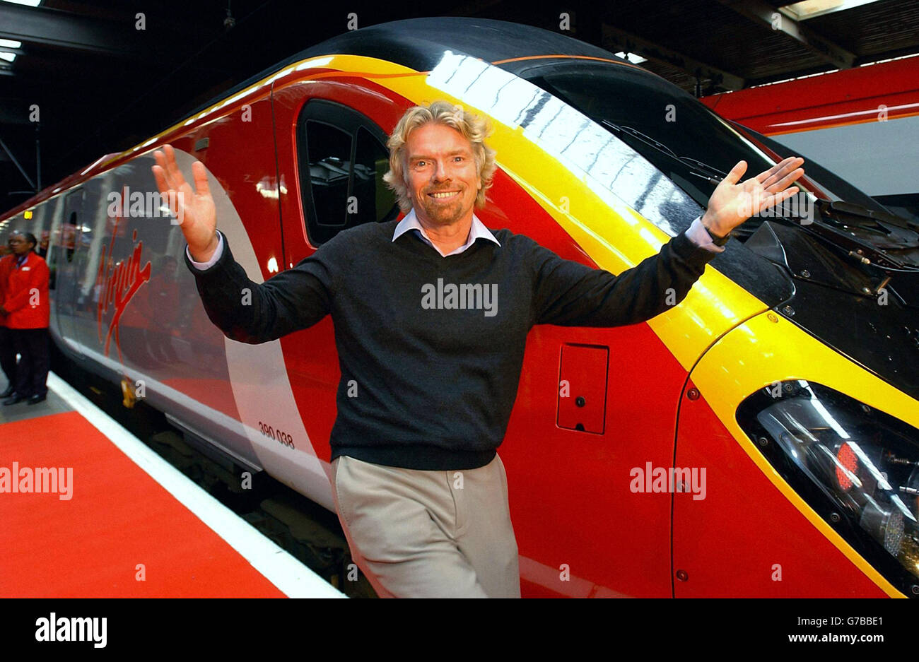 Richard branson virgin trains hi-res stock photography and images - Alamy