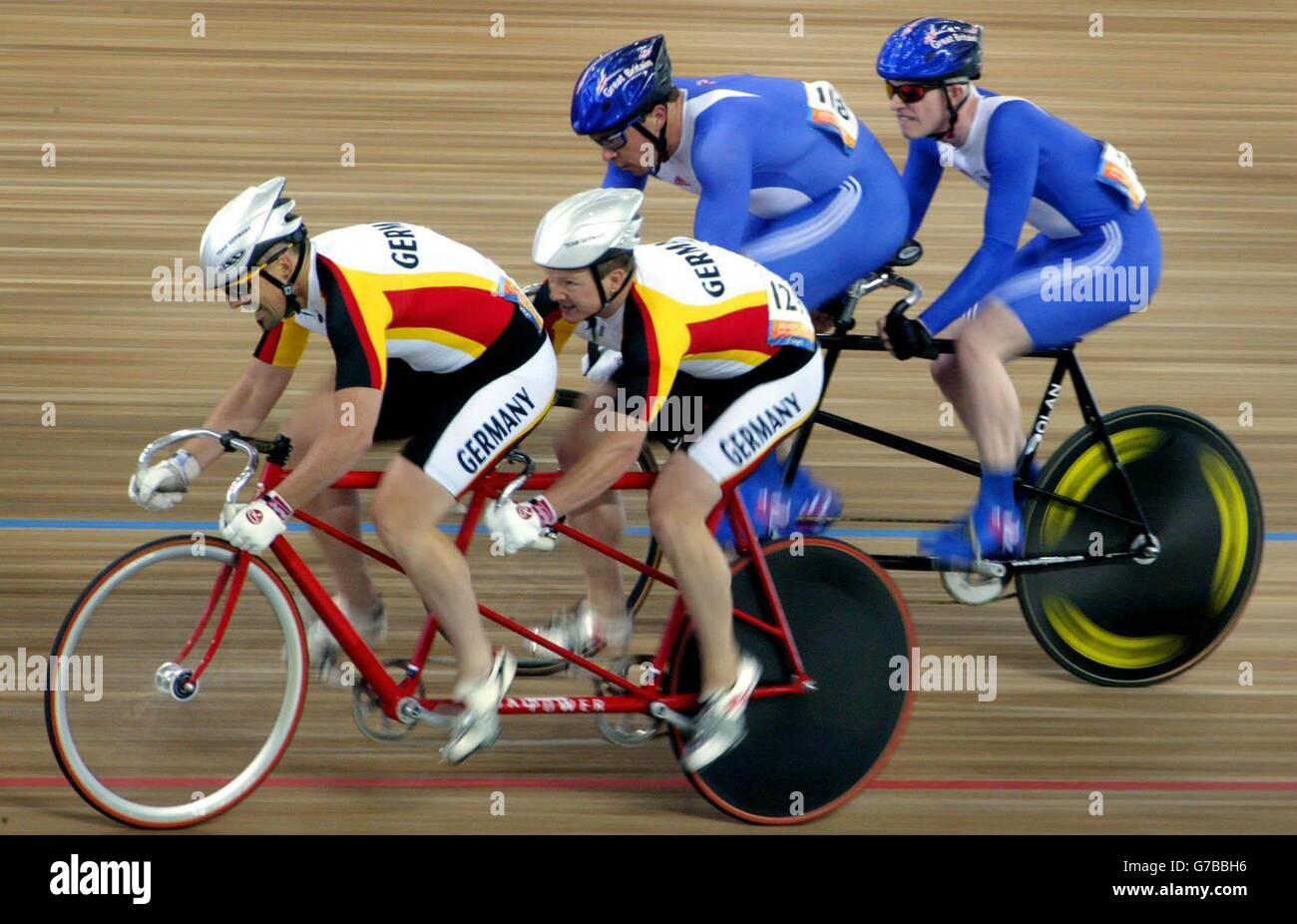 Great Britain's Daniel Adam Gordon (right) and Barney Storey during the ...