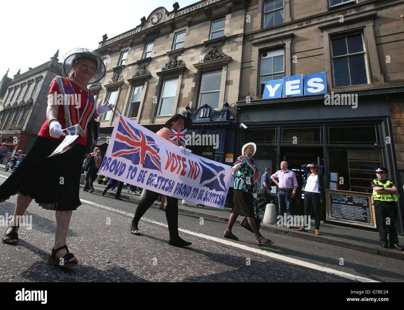 Scottish independence referendum Stock Photo - Alamy