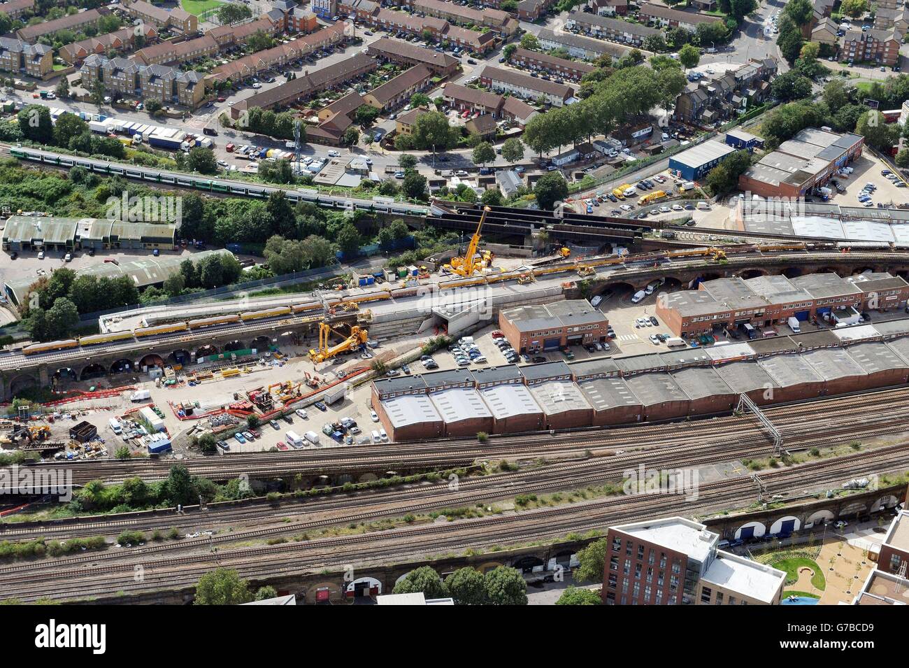 Thameslink rail project Stock Photo - Alamy