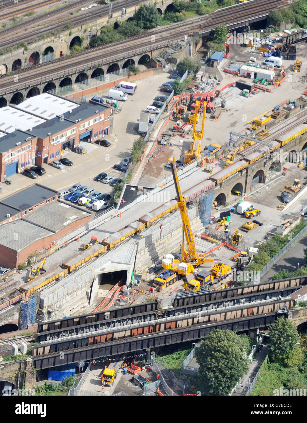 Thameslink rail project Stock Photo - Alamy