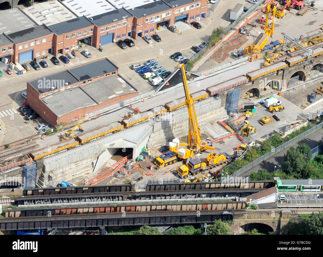 Thameslink rail project Stock Photo - Alamy