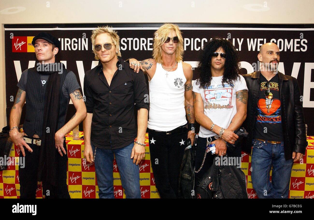 Rock group velvet revolver left right scott weiland hi-res stock ...