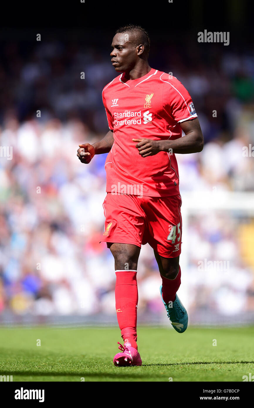 Liverpool's Mario Balotelli during the Barclays Premier League match at ...