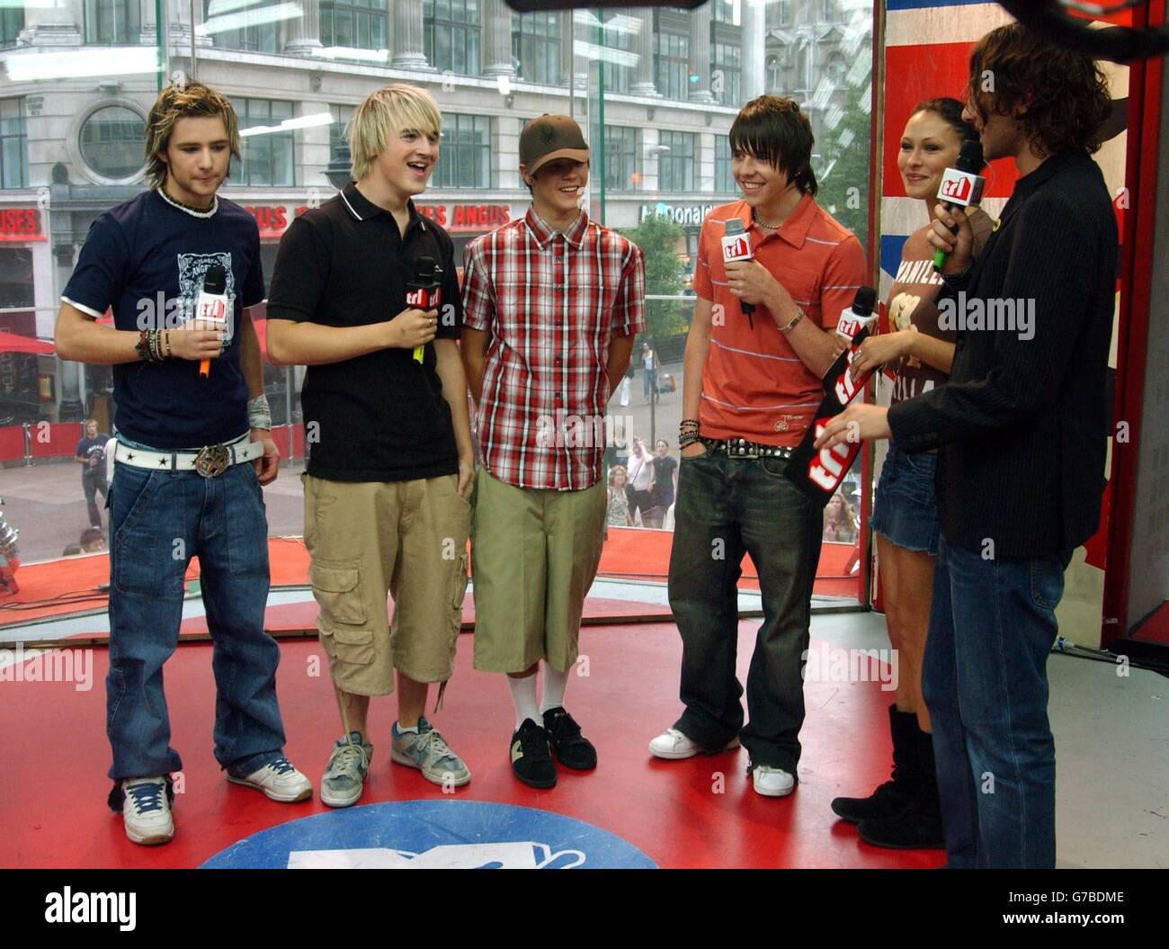 Pop group mcfly during hi-res stock photography and images - Alamy