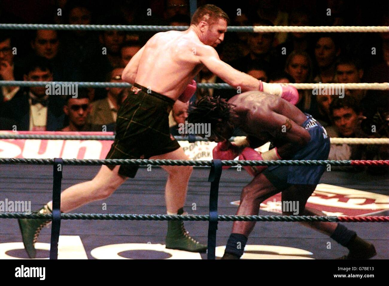 Boxing - WBO Super-Middleweight Championship of the World Stock Photo ...