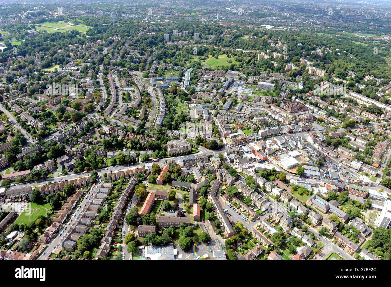 An Aerial View Of Croydon High Resolution Stock Photography and Images ...