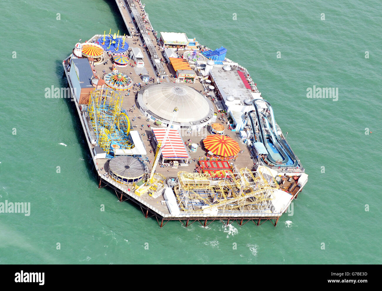 A aerial view brighton pier hi-res stock photography and images - Alamy
