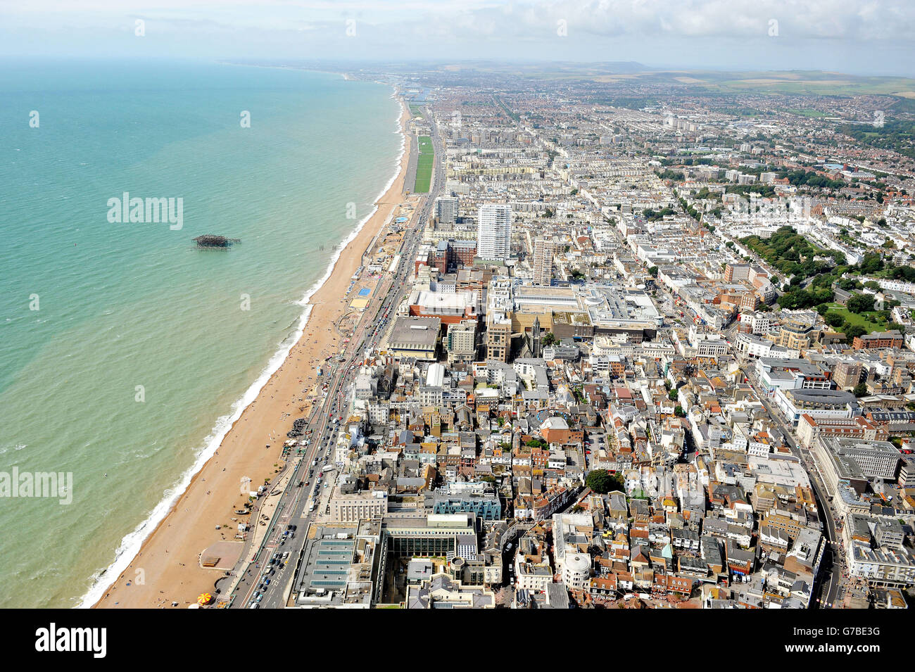 Aerial views of brighton hi-res stock photography and images - Alamy