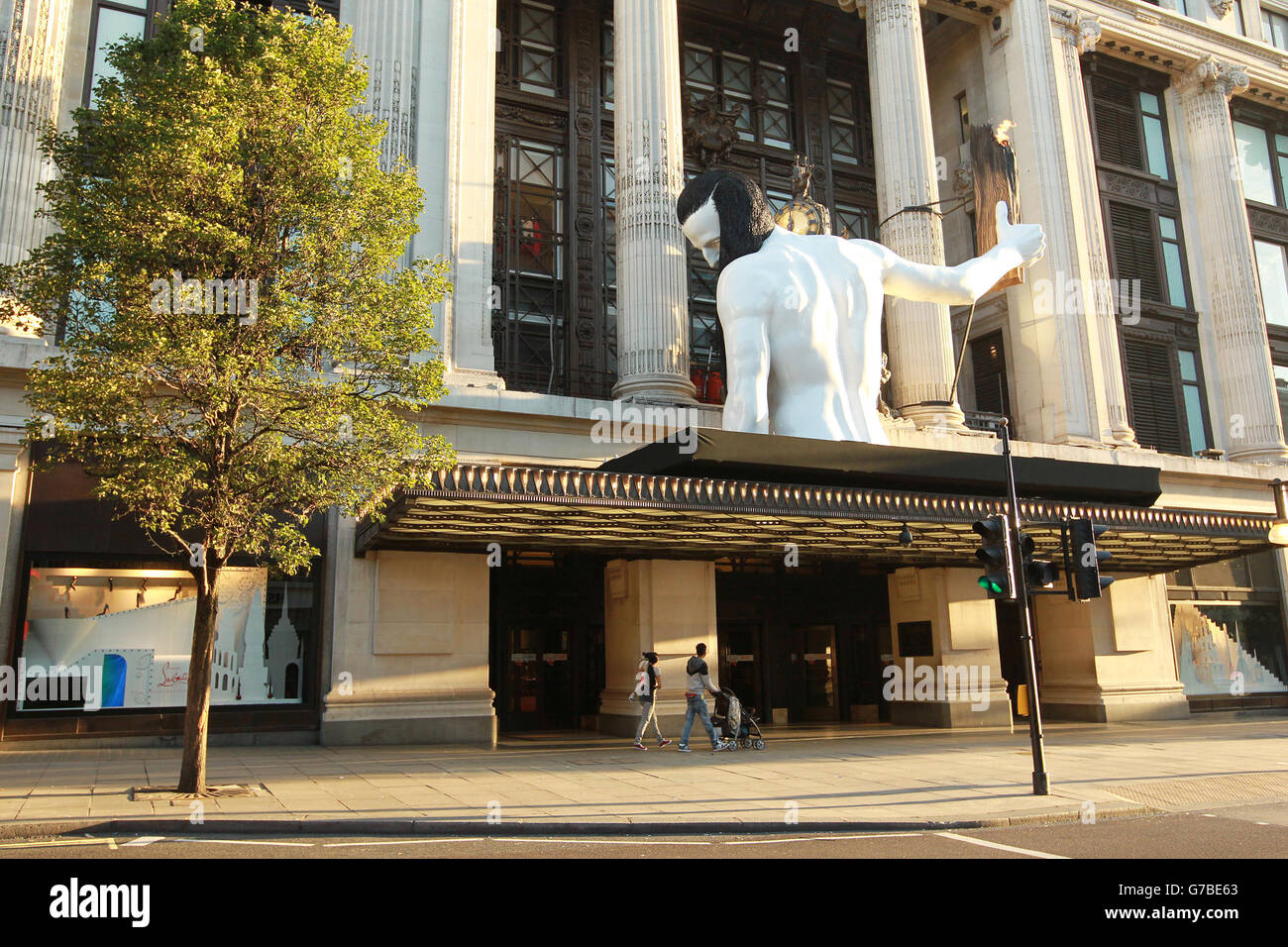 Rick Owens statue installation Stock Photo - Alamy