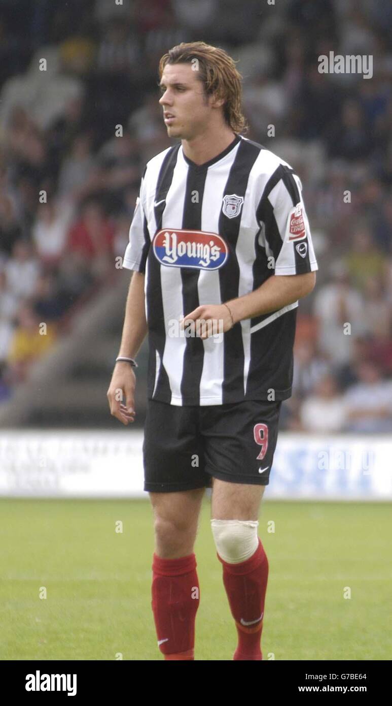 Grimsby Town's Michael Reddy during the Coca-Cola League Two match ...