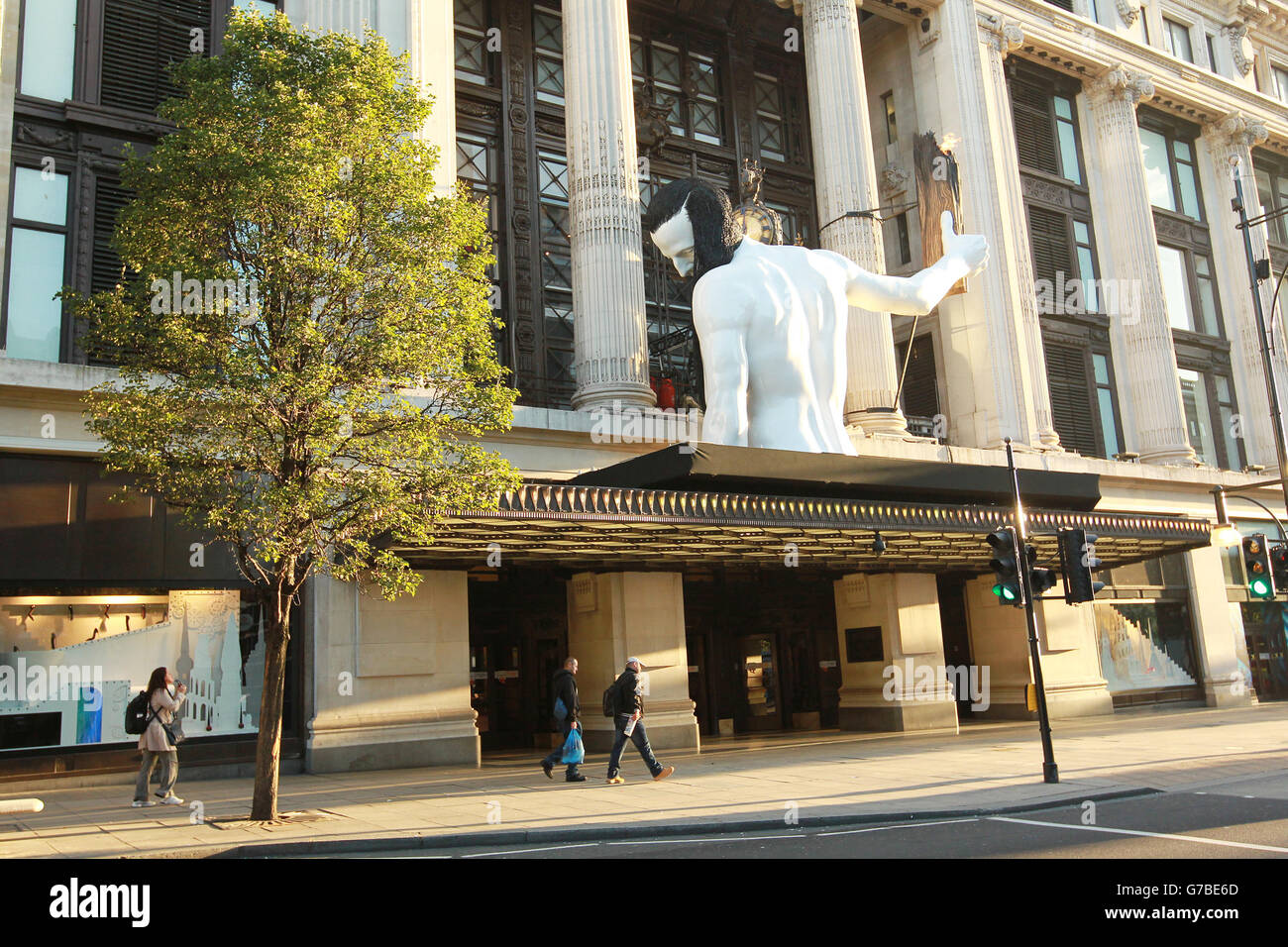 Rick Owens statue installation Stock Photo - Alamy