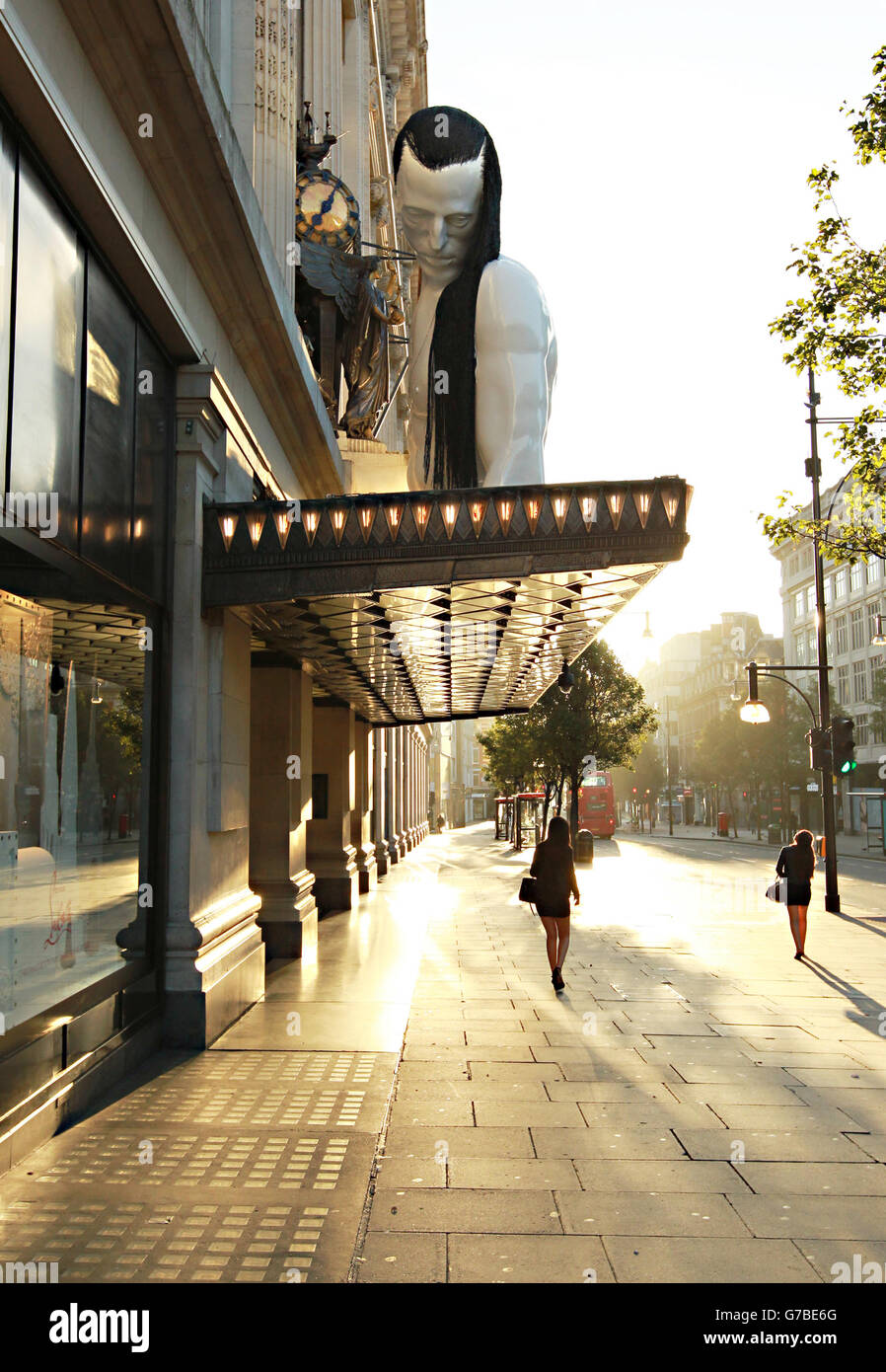 Rick Owens statue installation Stock Photo - Alamy