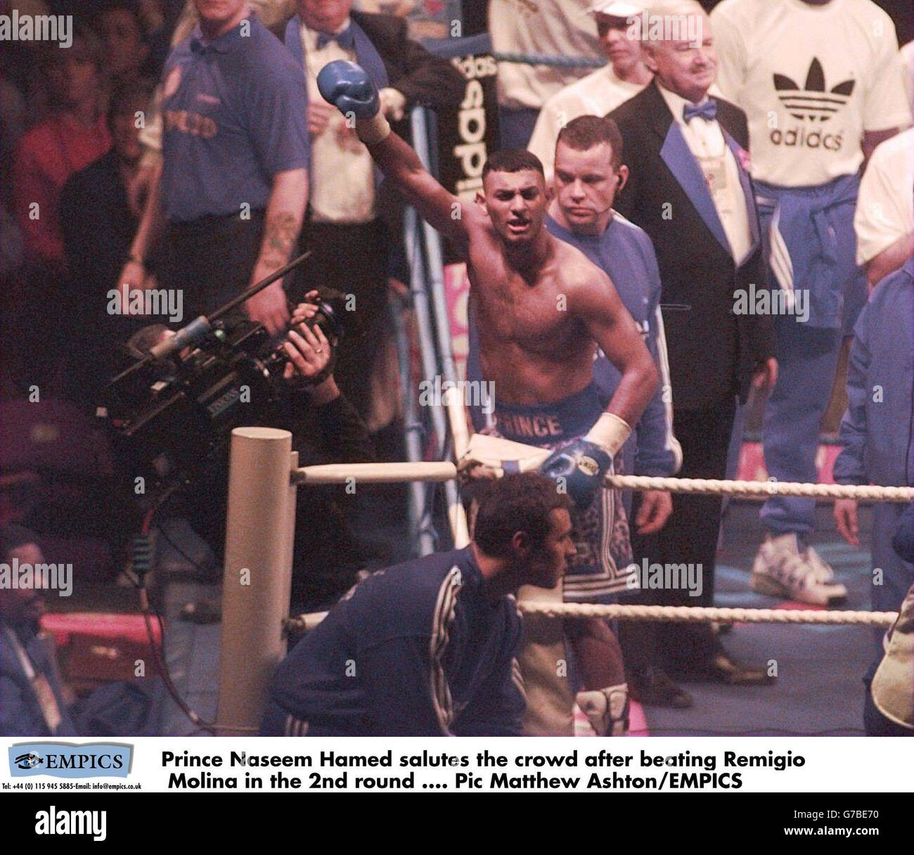 WBO Feather-Weight Championship of the World Stock Photo - Alamy