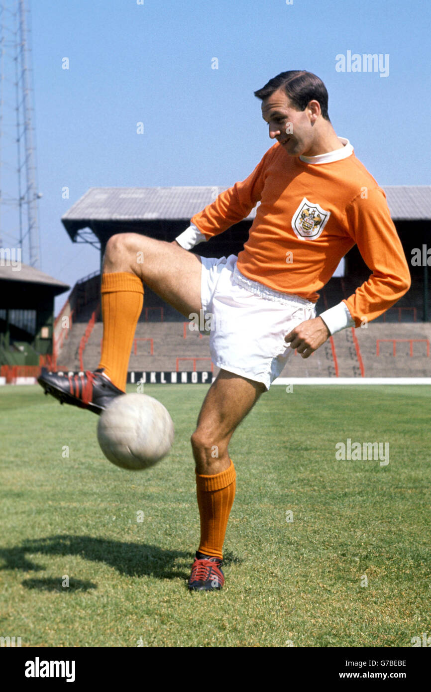 Jimmy Armfield in action for Blackpool. James Christopher Armfield ...