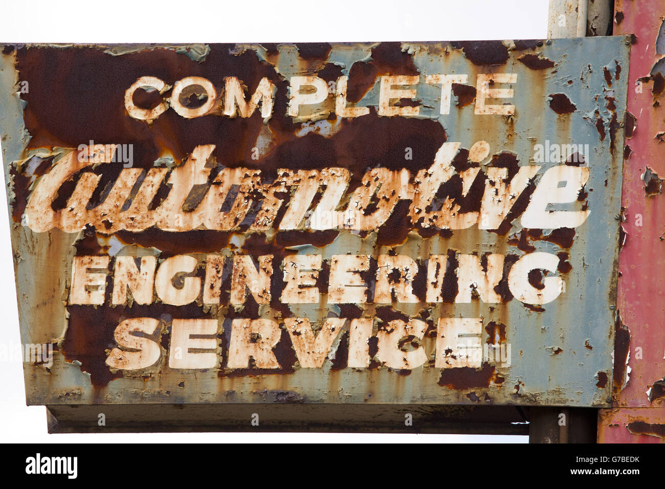 Old rusty sign hi-res stock photography and images - Alamy