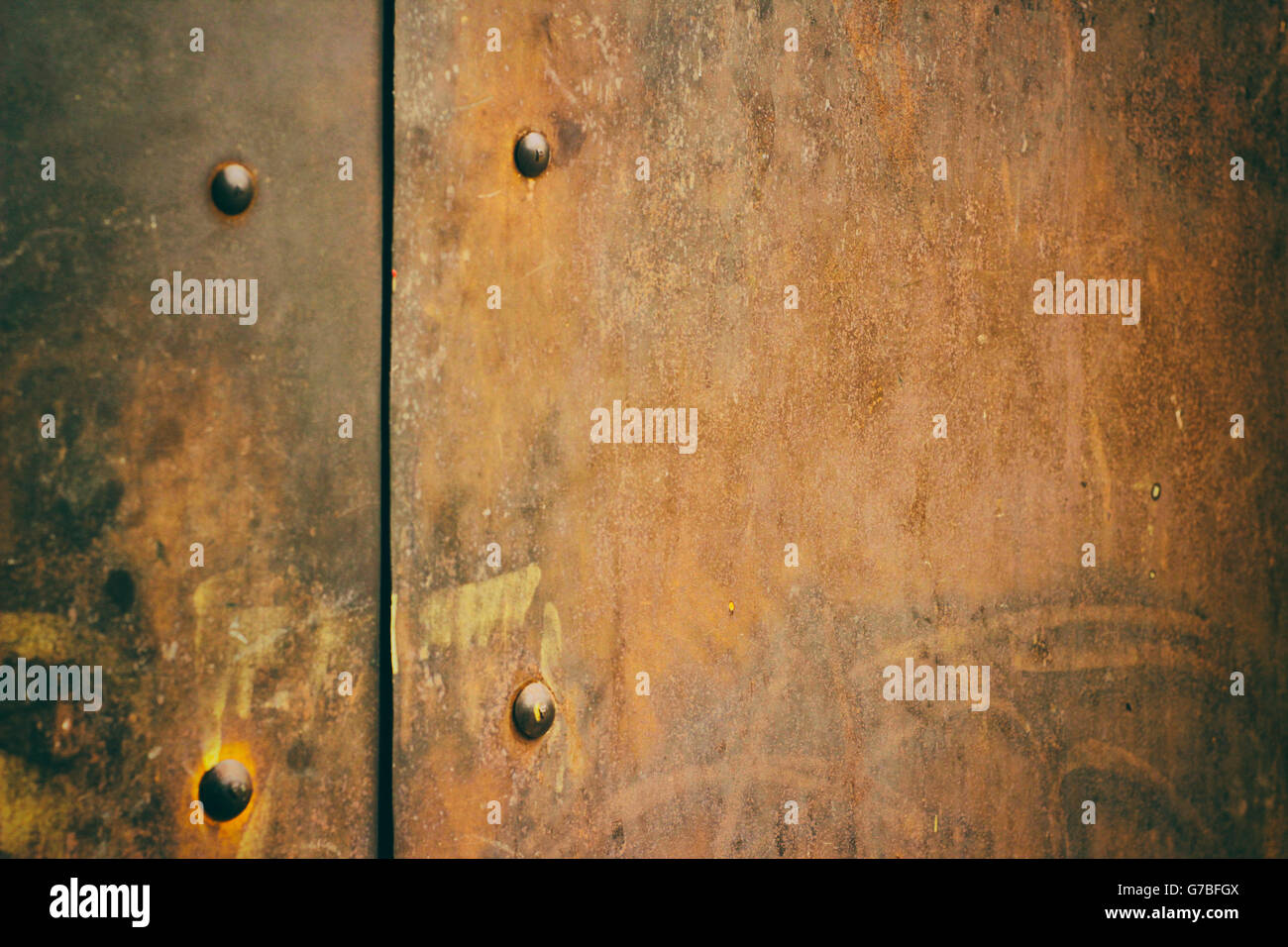 Photograph of a metal rusty texture or background Stock Photo - Alamy