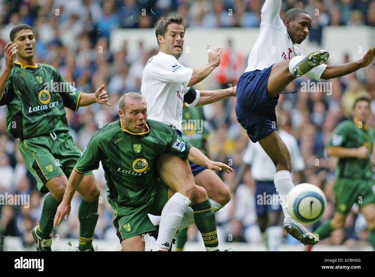 (L to R) Norwich City's Youssef Safri and Simon Charlton against ...