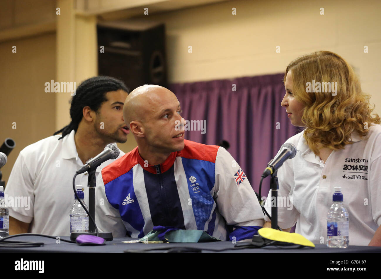 Peter Waterfield (centre) Sam Ruddock (left) and Kate Grey (right) at ...