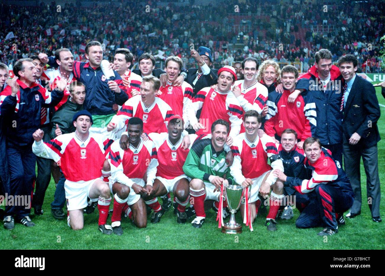 Arsenal Cup Winners Cup Stock Photo - Alamy