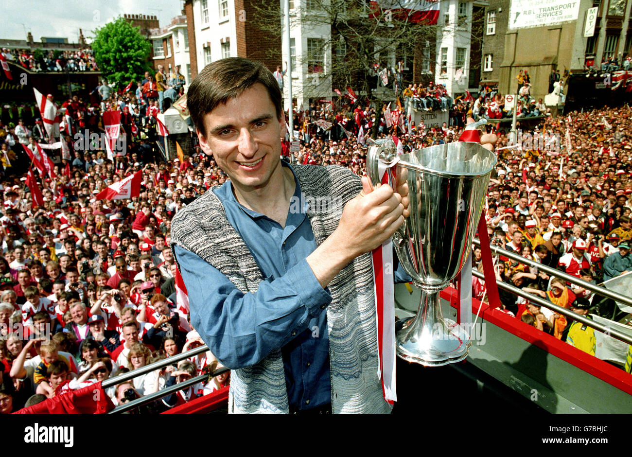 Soccer - Cup Winners Cup - Final - Arsenal v Parma - Victory Parade ...